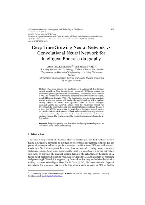 Pdf Dtgnn Vs Cnn For Intelligent Phonocardiography Analysis
