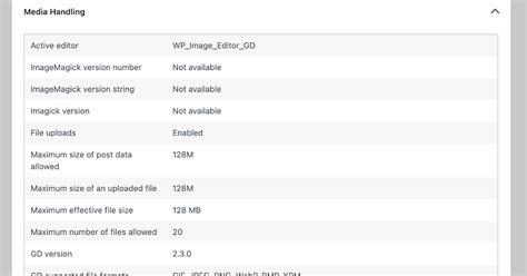 Site Health Says The Optional Module Imagick Is Not Installed Or Has Been Disabled Bug