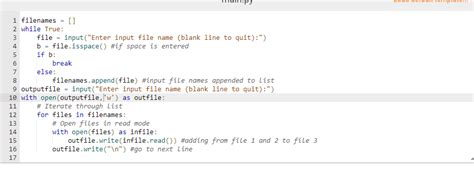 Solved Write A Program That Creates Of List Of Input File
