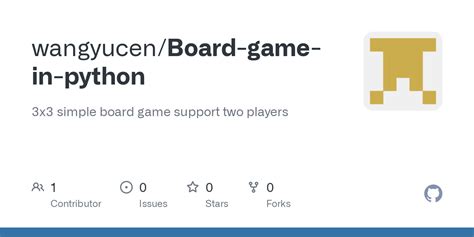 Github Wangyucen Board Game In Python X Simple Board Game Support Two Players