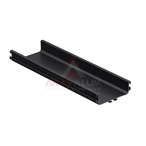 دستگیره یو مخفی مشکی سمباده ای ارس آلوم