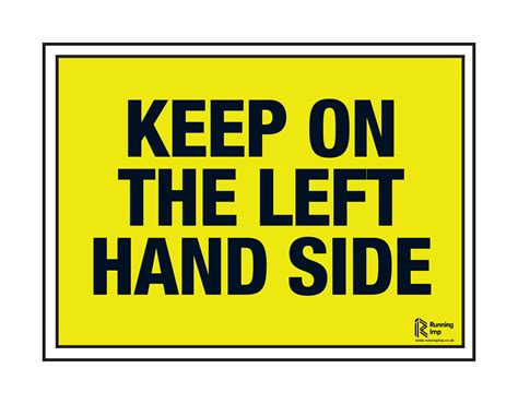 ‘keep on the pavement event sign running imp running imp