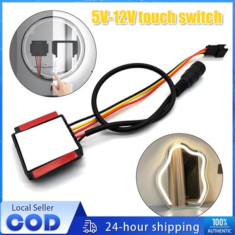 Touch Sensor Switch 12v 3a 36w Smart Led Light Mirror Headlight Backlight Decoration Cold Warm