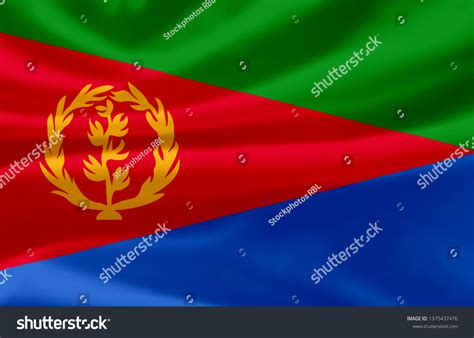 Eritrea Waving Flag Illustration Countries Africa Stock Illustration 1375437476 Shutterstock