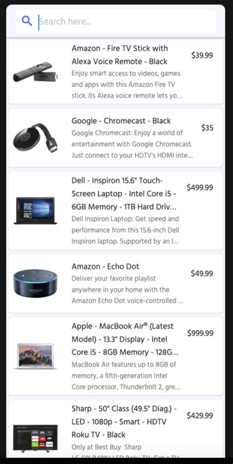 Hits Searcher Flutter Component Algolia
