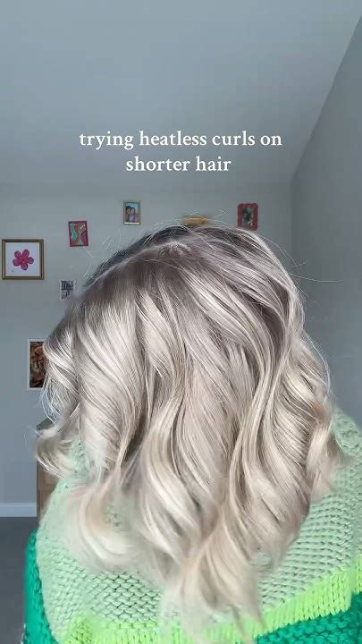 Unicorn Heatless Curls 🦄 Hairtok Hairstyle Heatlesscurls Hairtutorial Youtube