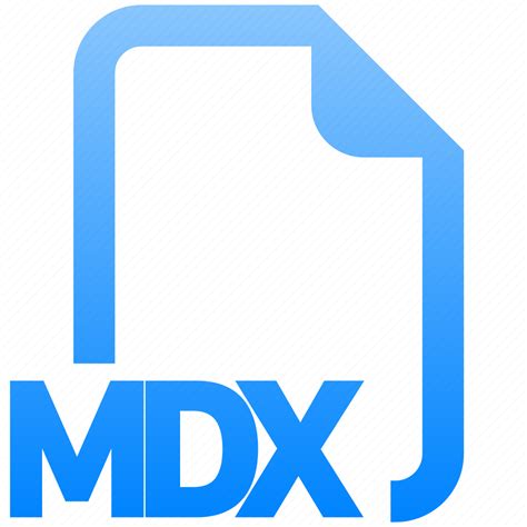filetype mdx format document data text doc icon download on