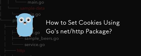 如何使用 go 的 net 套件設定 cookie？ golang php中文網
