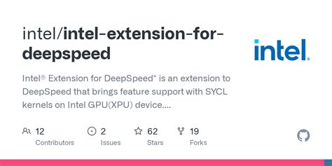 Github Intelintel Extension For Deepspeed Intel® Extension For Deepspeed Is An Extension To