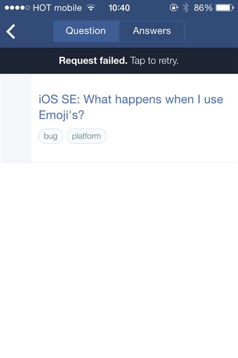 IOS SE What Happens When I Use Emoji S Meta Stack Exchange