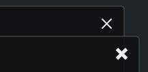 X Close Button Only Using Css Stack Overflow
