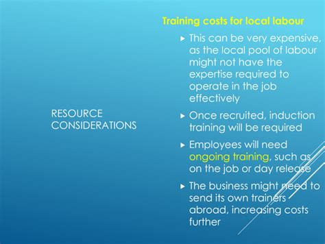 Edexcel Btec Business Level 3 Unit 5 International Business Complete Learning Aim E Powerpoint