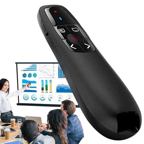 프레젠테이션 리모콘 24ghz 무선 파워 포인트 펜 Usb 원격 제어 플립 발표자 포인터 Ppt 슬라이드 고급 펜