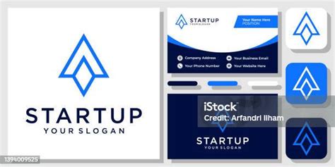 초기 편지 시작 화살표 성공 간단한 모노그램 로고 디자인 명함 템플릿 개념에 대한 스톡 벡터 아트 및 기타 이미지 개념 개념 기호 광고 Istock