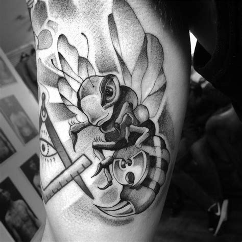Wu Tang Killa Bee Tattoo Done Deauvilleink Merci Kevin Wutang Wutangtattoo