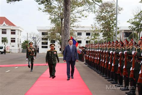 Монгол Лаосын батлан хамгаалахын салбарын харилцааны түүхийн шинэ хуудас нээгдэв