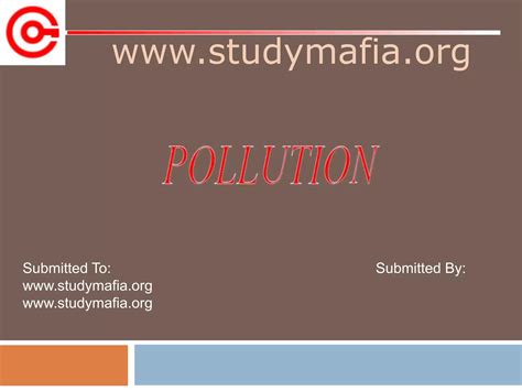Pollution PPT Ppt