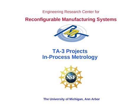 Ppt Engineering Research Center For Reconfigurable Manufacturing Systems Dokumen Tips