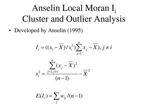 Ppt Local Spatial Statistics Powerpoint Presentation Free Download Id3349151
