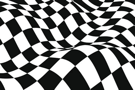 Undulating Checkerboard Grid Wall Mural Everwallpaper Uk