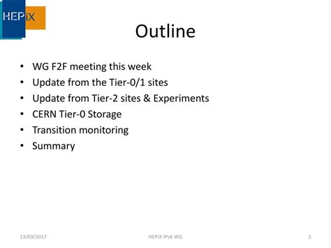 Update From The Hepix Ipv6 Wg Ppt Download