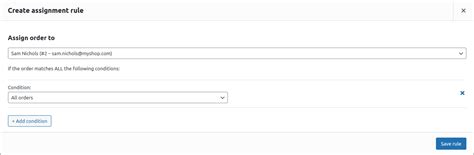 assign orders documentation woocommerce