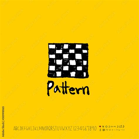 손으로 그린 알파벳 일러스트 Stock Vector Adobe Stock