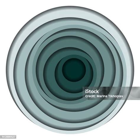 3d 종이 컷 서클 물 소용돌이 종이 접기 소용돌이 종이 기하학적 둥근 모양 절단 용 레이어 추상 벡터 일러스트 레이 션 페이퍼커팅에 대한 스톡 벡터 아트 및 기타 이미지