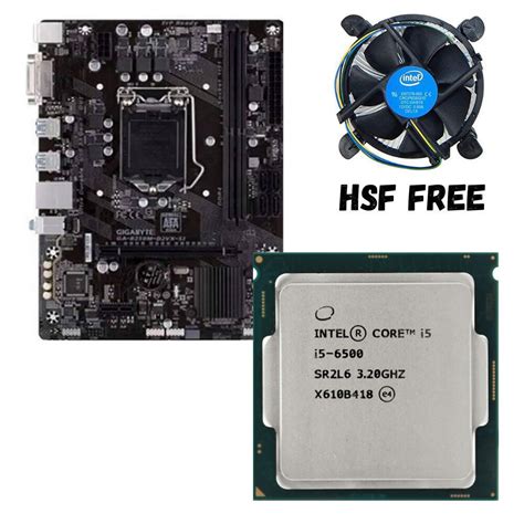 I5 6500 6th Gen Motherboard Processor Gigabyte Ga B150m D2vx