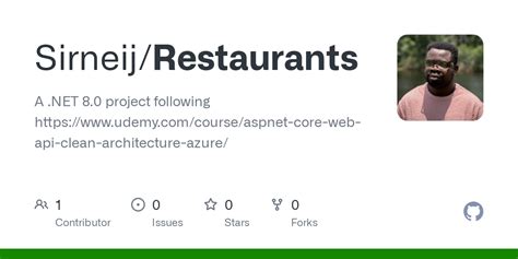 GitHub Sirneij Restaurants A NET Project Following Https Udemy Course Aspnet