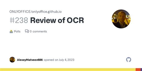 Review Of OCR ONLYOFFICE Onlyoffice Github Io Discussion GitHub