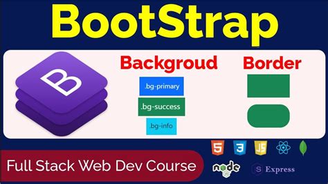 Bootstrap Tutorial For Beginners Background And Border In Bootstrap