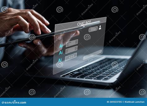 Chat Bot Intelligence Ai Businessman Using Chat In Smartphone Chat With Ai Artificial