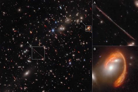 a new image of a galaxy cluster revealing distant and dusty objects