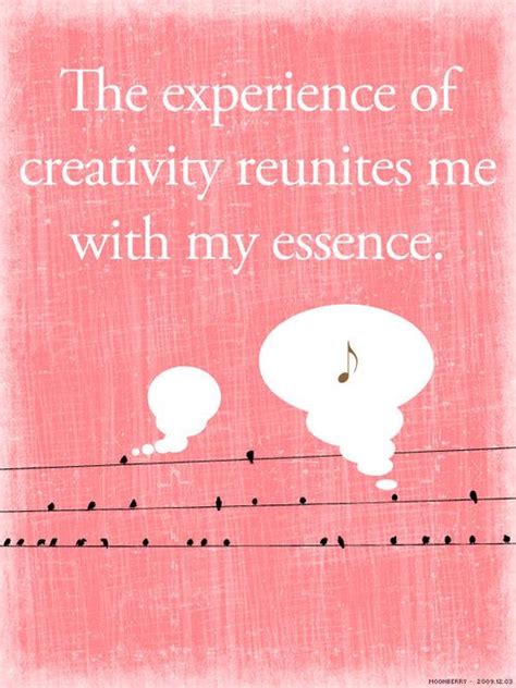The Experience Of Creativity Albert Einstein Quote On Pink Background