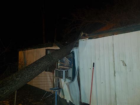 Two Escape Unharmed After Tree Falls On Mobile Home Now Habersham
