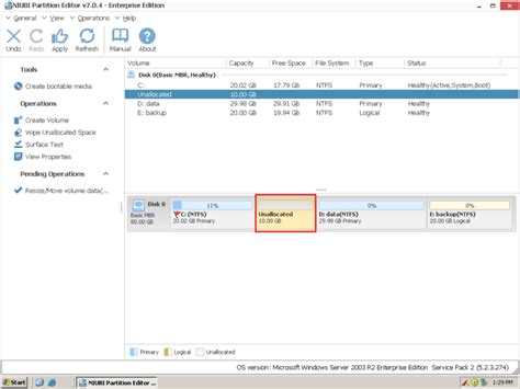 Resize Windows 2003 Server Partition Fast Safely And Easily