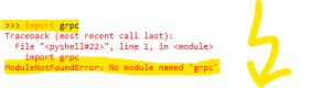 Modulenotfounderror No Module Named Grpc In Python Be On The Right Side Of Change