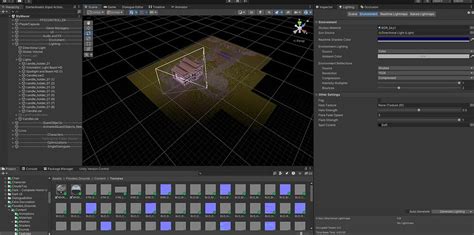 sceneview turns grey when lighting is toggled on and terrain tools dont
