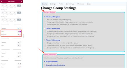 Settings Manage Section StaxWP