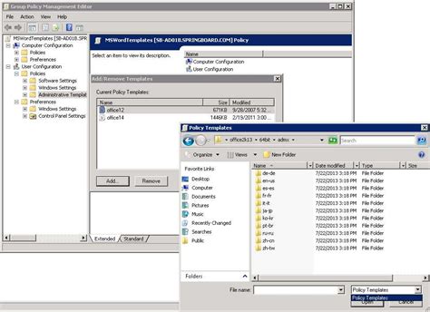 Solved GPO Policy For Office 2013 Workgroup Templates Path Experts Exchange