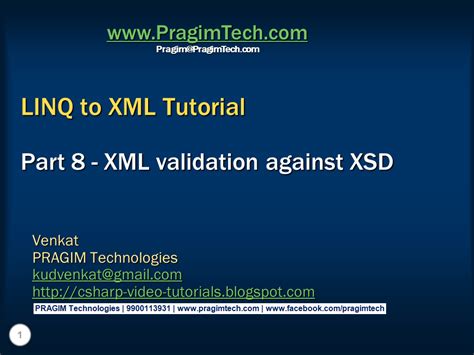 Sql Server Net And C Video Tutorial Part 8 Xml Validation Against Xsd