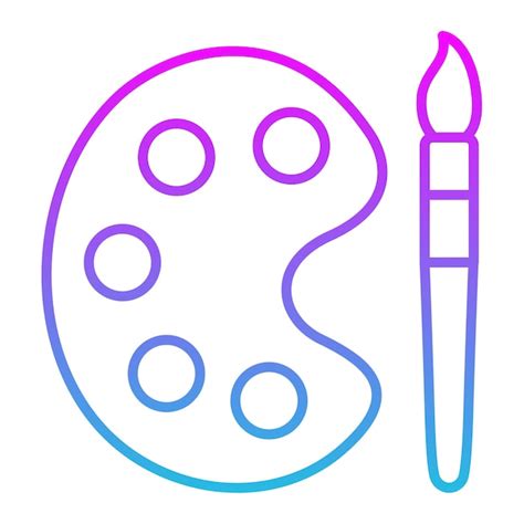 Premium Vector Color Palette Icon