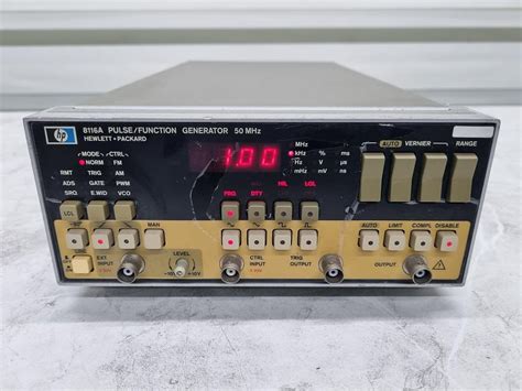 Hp 8116a Pulsefunction Generator 50mhz Rescience