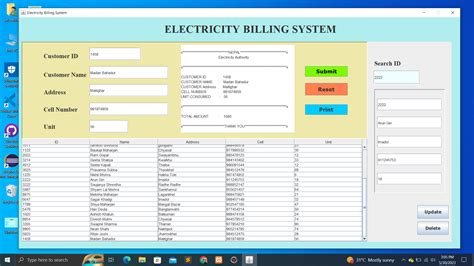 Github Jett78java Gui Electricity Billing System So This Is A