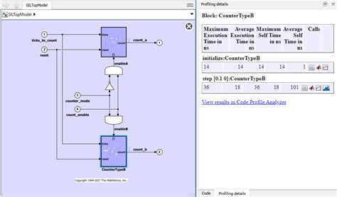 View And Compare Code Execution Times MATLAB Simulink