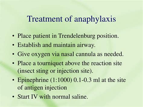 PPT ANAPHYLAXIS PowerPoint Presentation Free Download ID 1269144