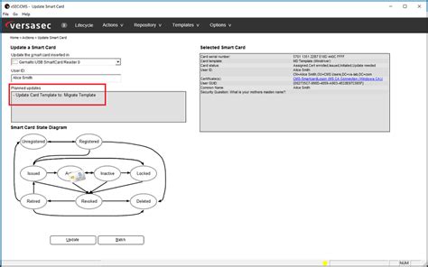 Migrate Credential Template Versasec