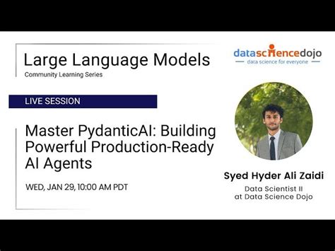 Free Video Building Production Ready Ai Agents With Pydanticai From
