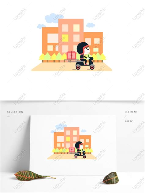 테이크 아웃 전기 자동차 배달 공룡 현장 만화 귀여운 벡터 요소 일러스트 Png 및 벡터 이미지 무료 다운로드 Lovepik